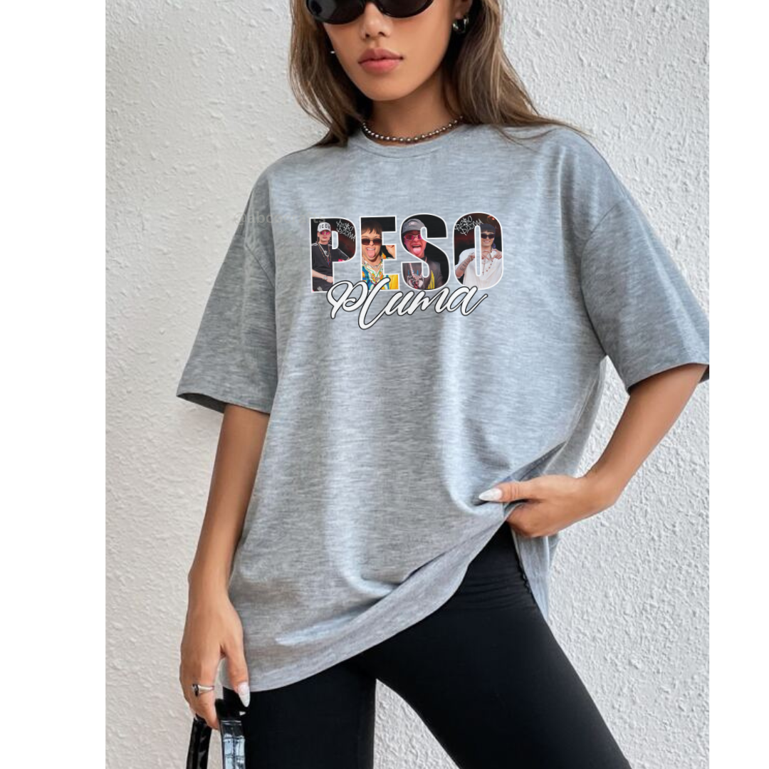 PESO PLUMA block letters T-SHIRT – AbcoCrafts